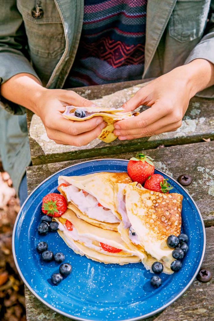 Pönnukökur - Icelandic Pancakes with Skyr - Fresh Off The Grid