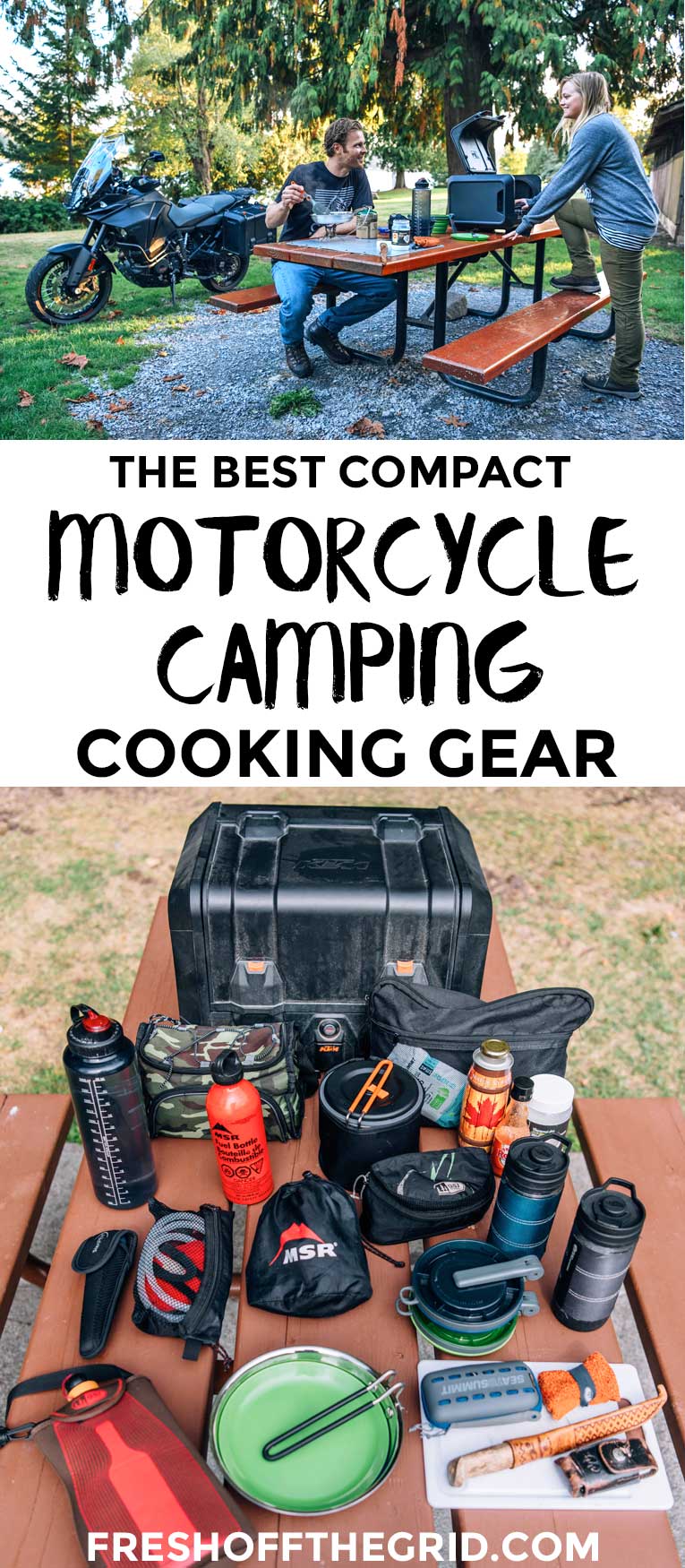 Eating Well On Two Wheels: Motorcycle Camping Cooking Gear - Fresh Off ...