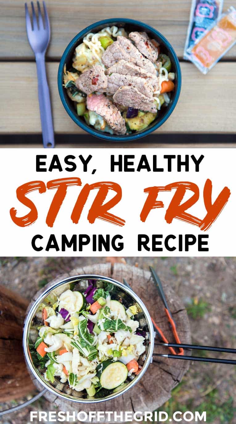 15 Minute Stir-Fry | Camping Recipe by Fresh Off the Grid