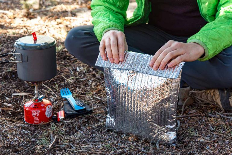 How to Make an Insulated Cozy for Backpacking - Fresh Off The Grid