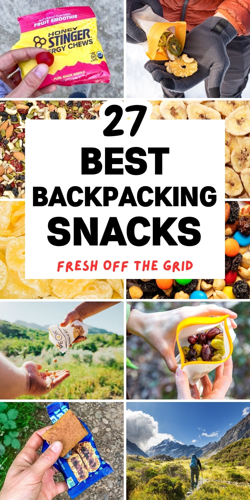 27 Backpacking Snacks to Stay Fueled on the Trail - Fresh Off The Grid