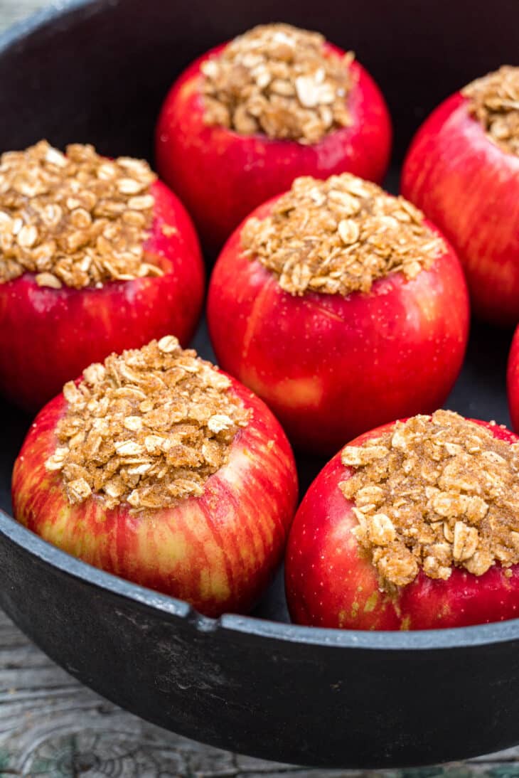 Baked Apples Recipe (perfect for camping!) - Fresh Off The Grid