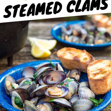 Campfire Steamed Clams - Fresh Off The Grid