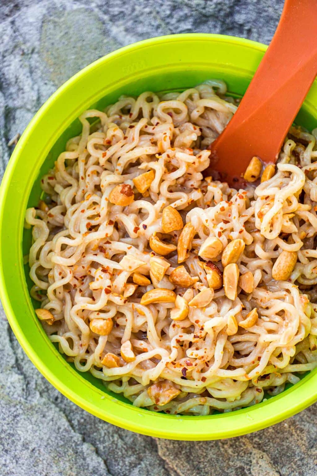 Chili Lime Peanut Noodles (Backpacking Meal) - Fresh Off The Grid