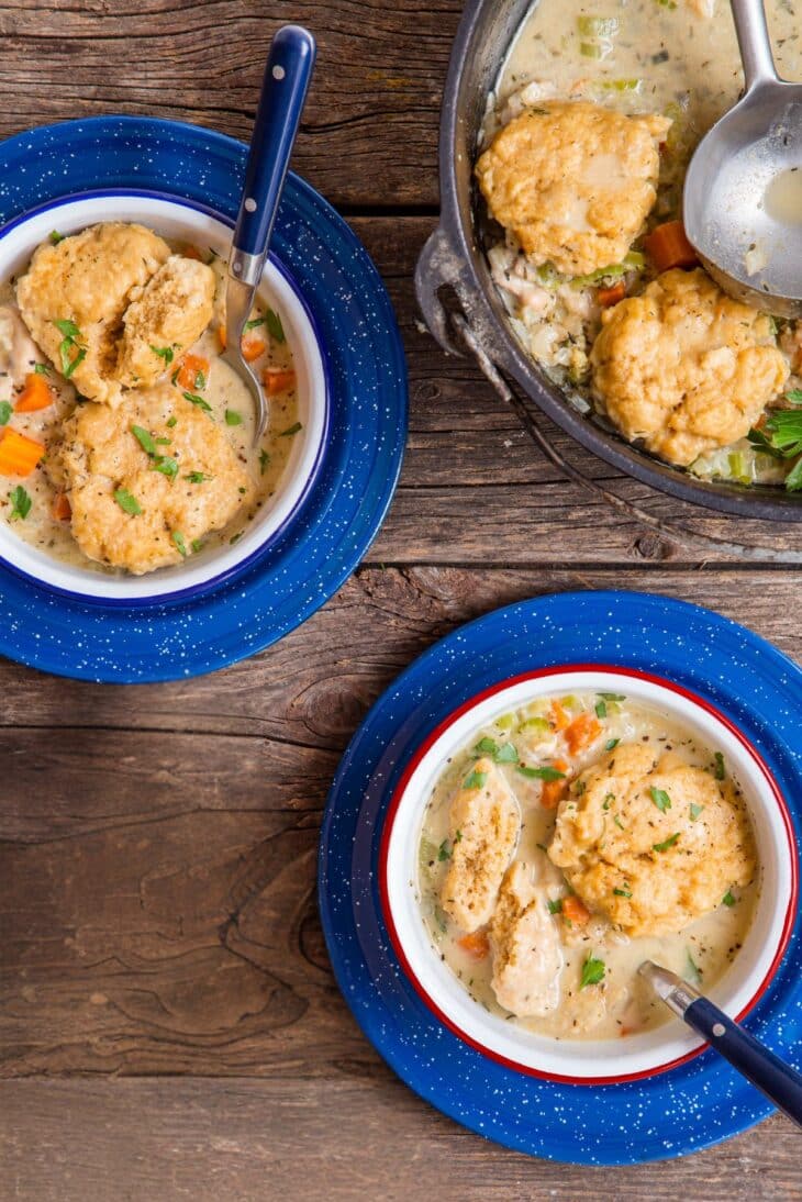 Dutch Oven Chicken and Dumplings - Fresh Off The Grid
