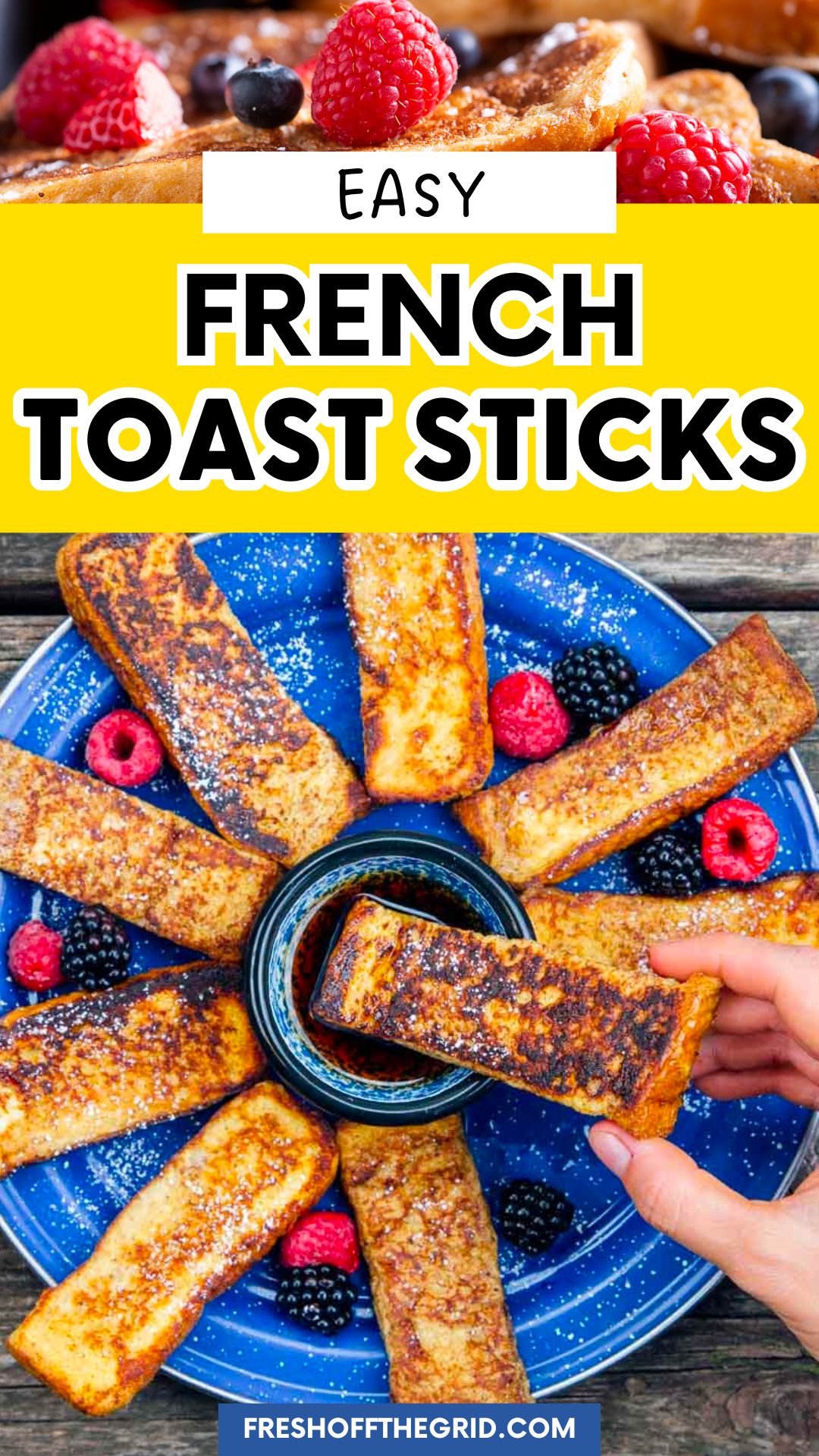 French Toast Sticks (Kid-Friendly Breakfast!)