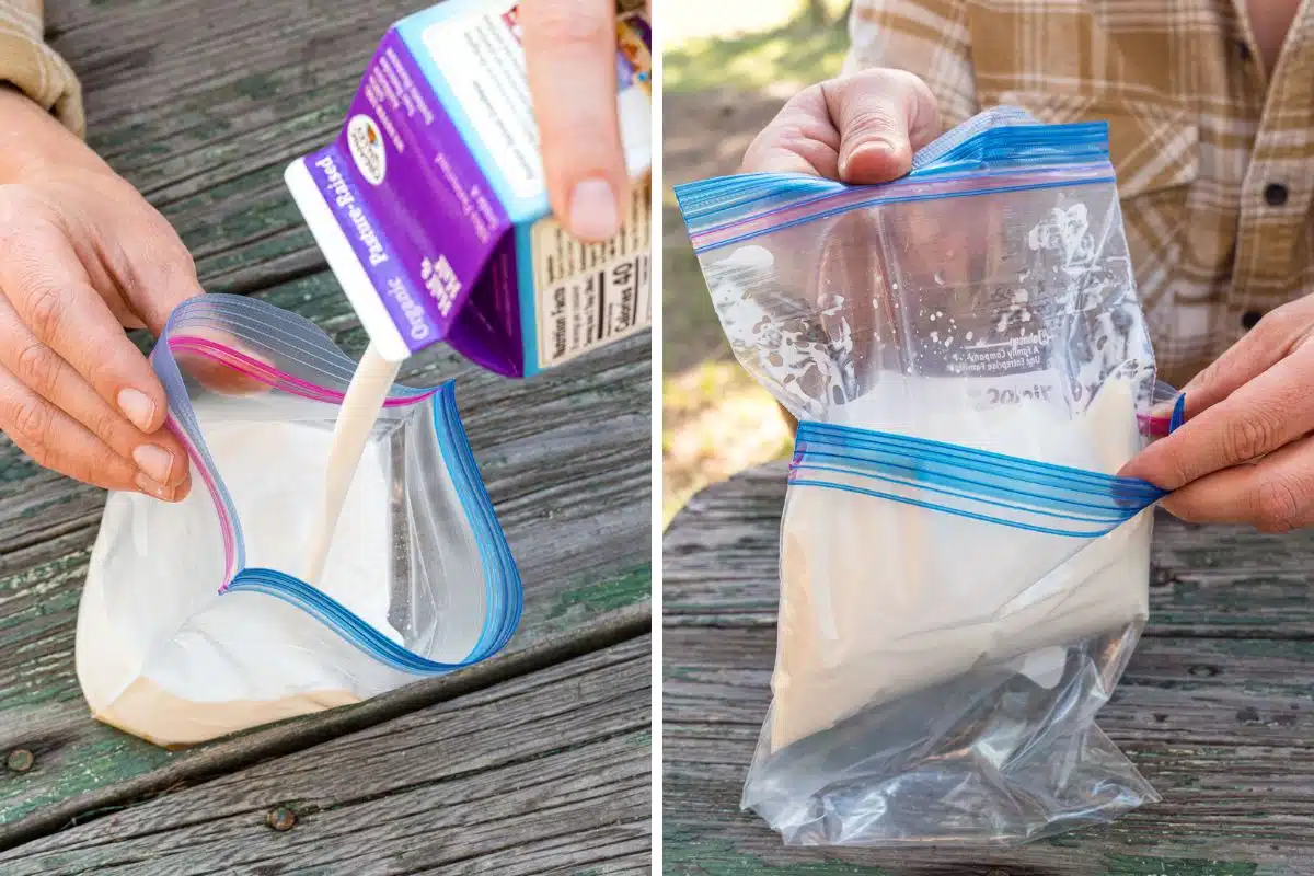How to Make Ice Cream In A Bag - Fresh Off The Grid
