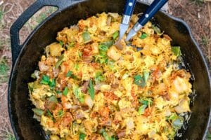 Mountain Man Breakfast Skillet - Fresh Off The Grid
