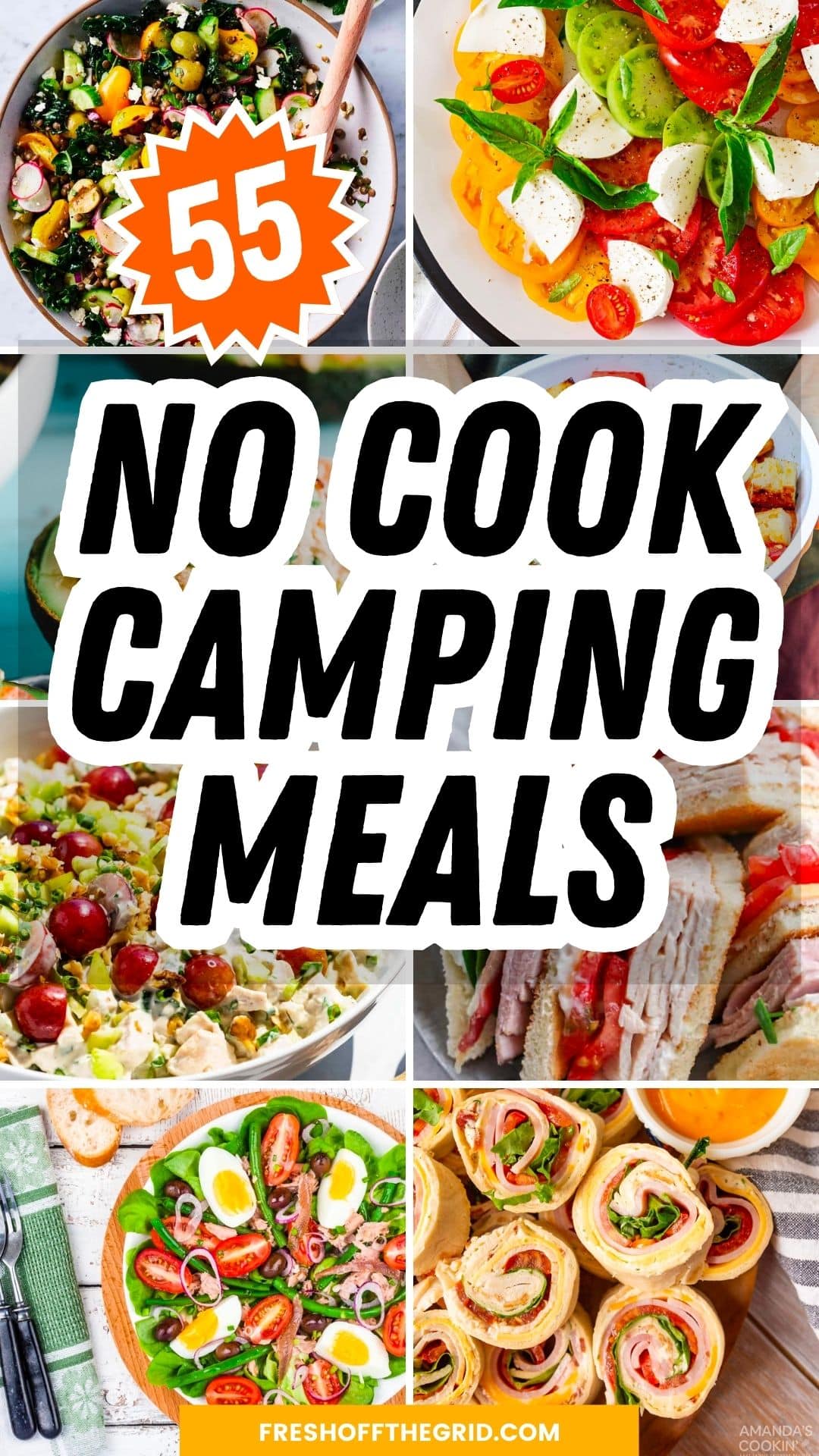 55 No Cook Camping Meals - Fresh Off The Grid