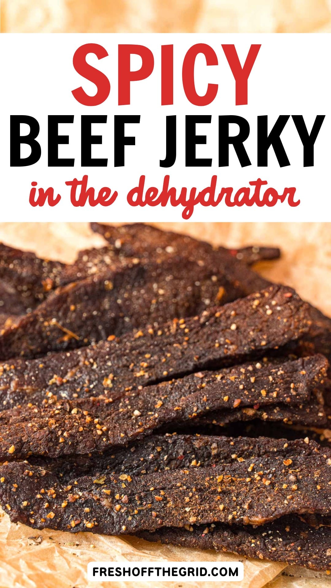 Spicy Peppered Beef Jerky Recipe | Relentlessaaron