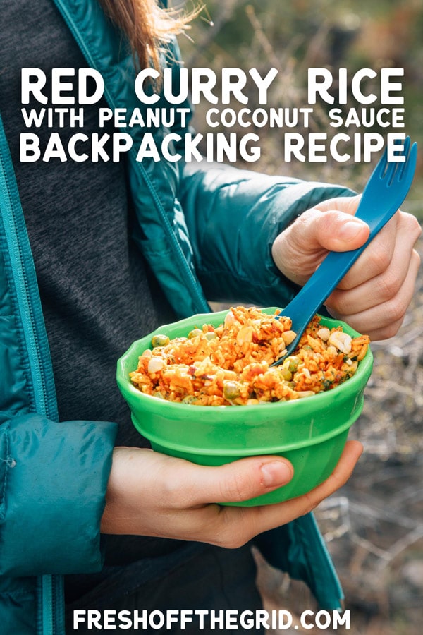 Thai Red Curry Rice with Peanut Coconut Sauce - Fresh Off The Grid
